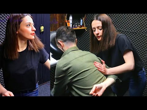 ASMR CHAIR MASSAGE - Surrender Yourself in Miss Melek's Hands