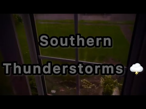 ASMR Real Thunderstorms in Southern Canada 🇨🇦
