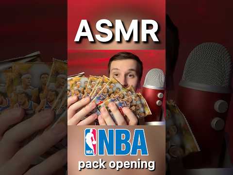 NBA PACK OPENING 🏀 (ASMR) #shorts #nba #asmr