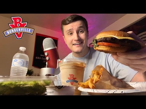 ASMR | Whataburger Burger & Fries Mukbang 🍔💤