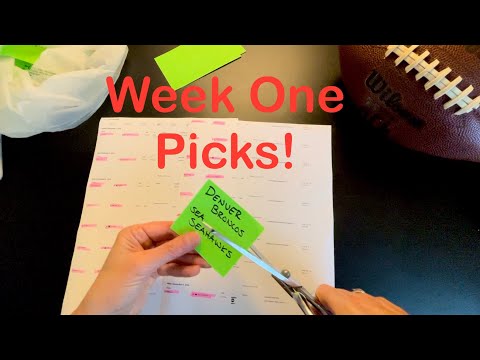 NFL Week 1 Picks 2024 ~ Soft Spoken No Frills ASMR Football