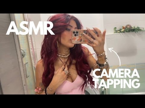 ASMR CAMERA TAPPING + fabric scratching