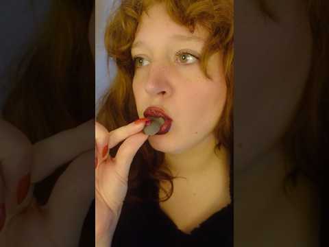 ASMR Eating Christmas Decoration 🎁 | Crunchy Holiday Sounds #asmr #food ...