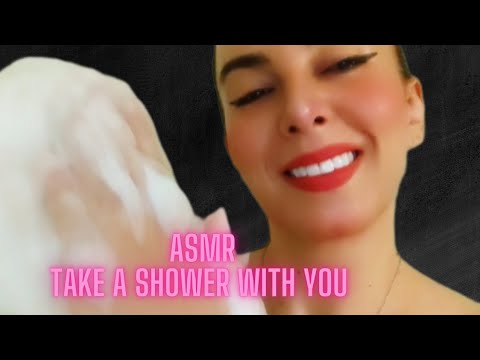 ASMR TAKE A SHOWER WITH YOU | FOAM | SHAVING CREAM | SHOWER SOUNDS