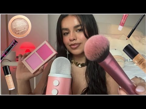 ASMR Bestie does your makeup (sassy)🤍🌺