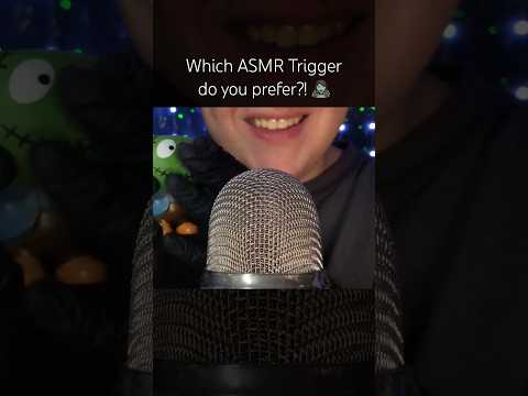 Which ASMR Trigger do you prefer? 💚 #asmr