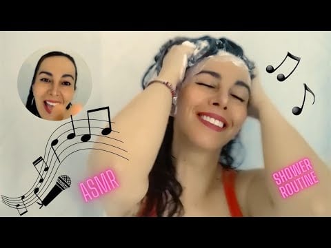 ASMR | SINGING AND HUMMING IN THE SHOWER | MUSIC 70' 80' PLAYLIST ...
