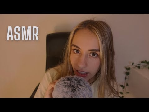 ASMR mic brushing | Te cuento cosas sobre mí en susurros 💗