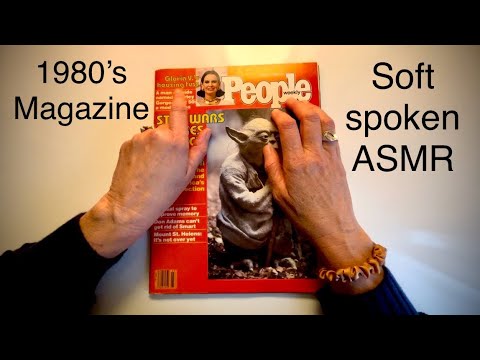 1980’s Vintage Magazine Flip Through ~ Soft Spoken ASMR