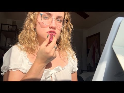 ASMR - GRWM 🤍 (skin, makeup, hair) - The ASMR Index