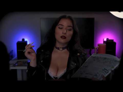 ASMR Goth Girl At The Back Of The Class Is Obsessed w/ You (Roleplay, Soft Spoken Personal Attention