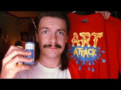[ASMR] Art with Rae Episode 1: Recreating The Art Attack Shirt