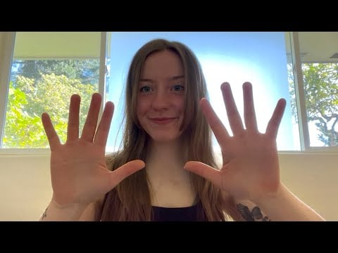 positive affirmations / hand movement ASMR