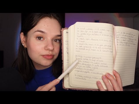 ASMR teaching you Dutch | relaxing Dutch lesson | close up whisper + writing sounds
