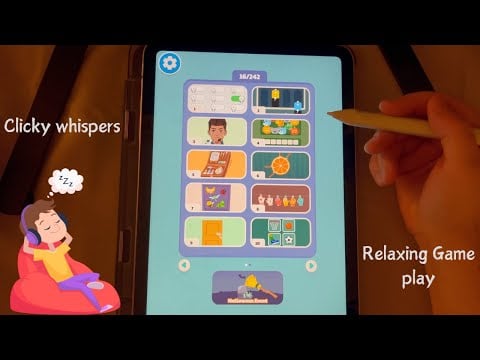 Relax and Unwind: ASMR iPad Game Play with Soothing Clicky Mouth Sounds ...