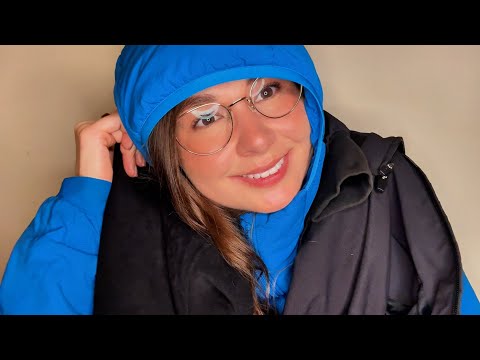 ASMR fabric sounds on my jacket collection 🧥👕🖤