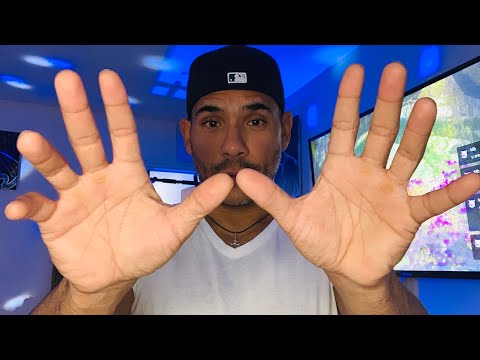 ASMR Calming Hand Movements & Relaxing Whispering