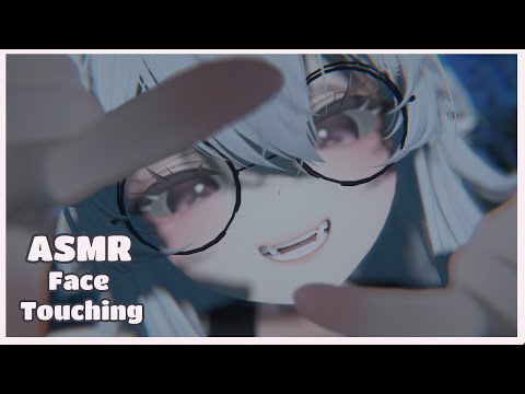 【ASMR Vrchat】Touching Your Face before Sleep! ♥ Whispering ♥ Gentle ...