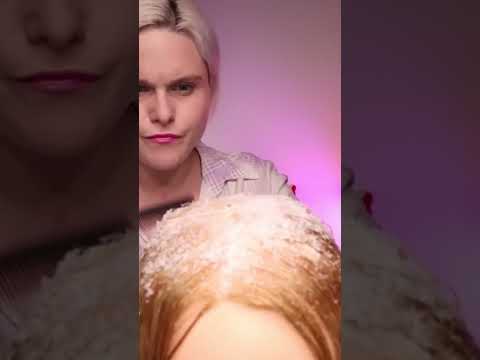 Satisfying ASMR Scalp Check, Dandruff Removal & Treatment #asmr # ...