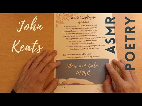 Slow reading ASMR | William Wordsworth poetry for sleep and relaxation