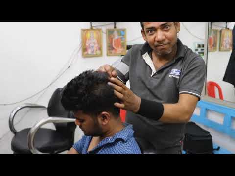 Unique head massage by uttam barber | neck crack asmr massage therapy