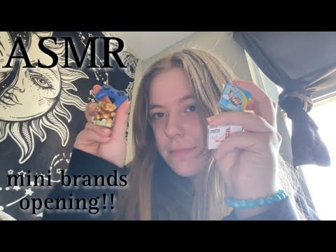 ASMR opening mini brands!! - The ASMR Index