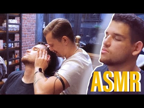 SLEEP ASMR BARBER MASSAGE • SLEEP HYPNOSIS WITH ASMR HEAD MASSAGE