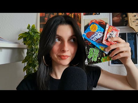 ASMR Eating candies ( popping candies, chocolate...)