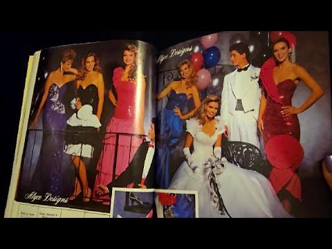 ASMR | 1988 Teen Magazine Flip-Through w/Prom Dresses (Soft Spoken)