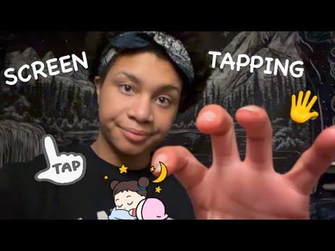 ASMR - Screen Tapping and Face Touching