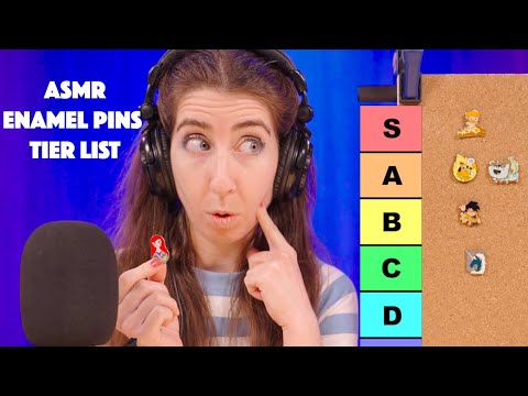 ASMR Enamel Pins Tier List! (I stole these pins) 4K
