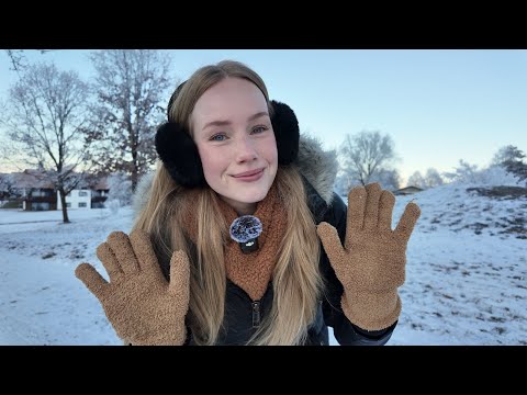 ASMR Snow-Walk im Winterurlaub 🥶 ️