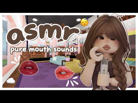 roblox asmr 🌸꒱ ONE HOUR of pure ear-to-ear mouth sounds! ♡ asmr while ...