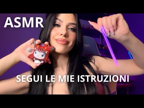 ASMR - SEGUI LE MIE ISTRUZIONI PER DORMIRE LIVELLO: DIFFICILE