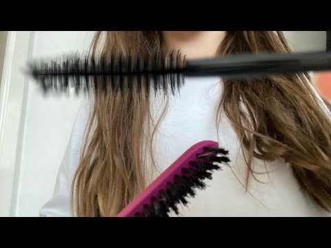ASMR - aggressive camera brushing | lofi | actual camera touching | no talking