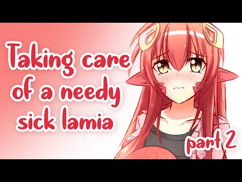 ASMR Roleplay - Taking care of a needy sick lamia [monster girl ...