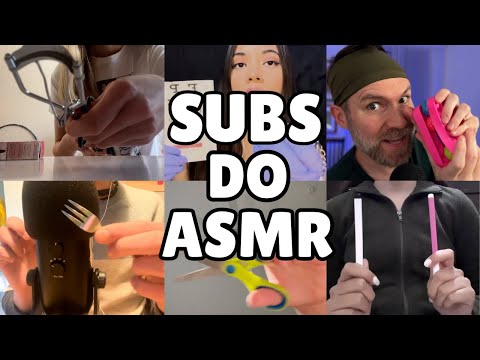 MY SUBSCRIBERS DO ASMR - The ASMR Index