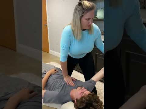 Releasing those deep deep knots between the shoulder blades that no one can reach themselves 🥵