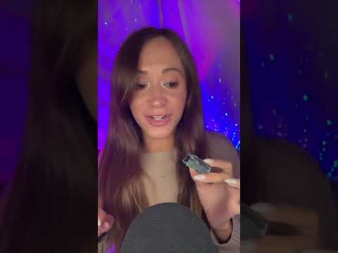 ASMR | Silky Gem Crystal Candy | Crunching + Whispering