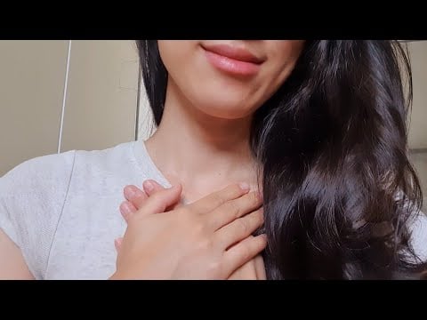 ASMR Ear To Ear Whispering For Your Bad Day 💜 soft spoken, soothing calm voice, rambling, meditation