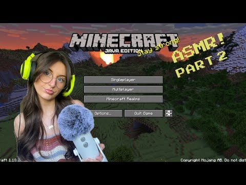 ASMR Minecraft gameplay with controller clicking🪏(Part 2)