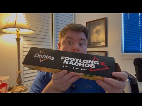 ASMR EATING SUBWAY’S FOOTLONG DORITOS NACHOS | MUKBANG