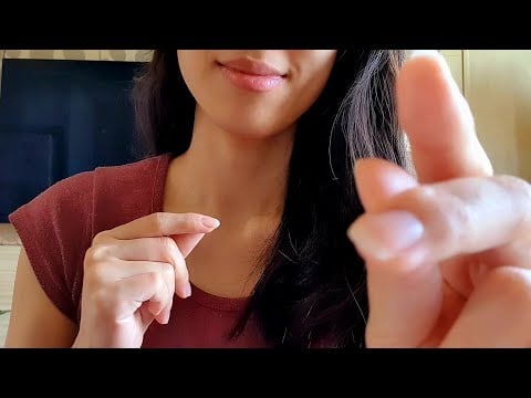 ASMR Hand Movement For Sleep ️ finger fluttering, hand sound,palm clapping,nail tapping,gentle soft