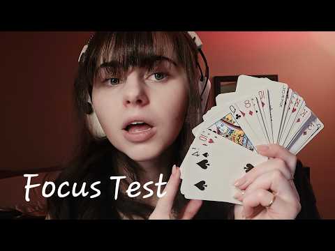 Focus Test ASMR (Follow my instructions)