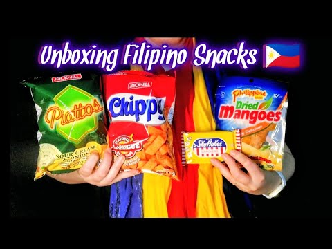 Unboxing Filipino Snacks ASMR 🇵🇭 Tapping, Crinkles & Soft Speaking 🤫
