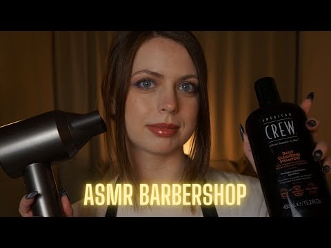 ASMR Hair Styling by Barber Lady Dana to Liza