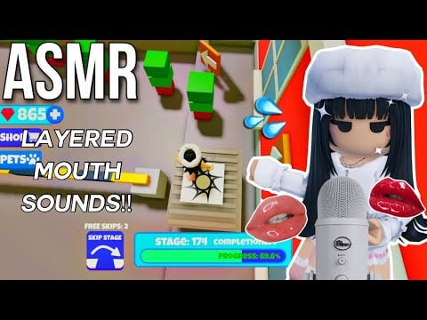 Roblox ASMR ~ 30 minutes of INTENSE layered MOUTH SOUNDS Part 2 👄💗 (NO ...