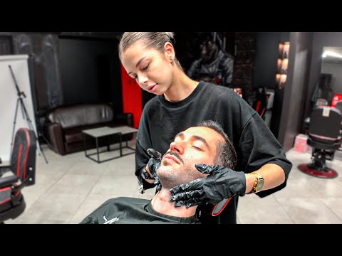 ASMR Shave by JUNIOR BARBER Mariia [HDR] – Bydgoszcz 🇵🇱