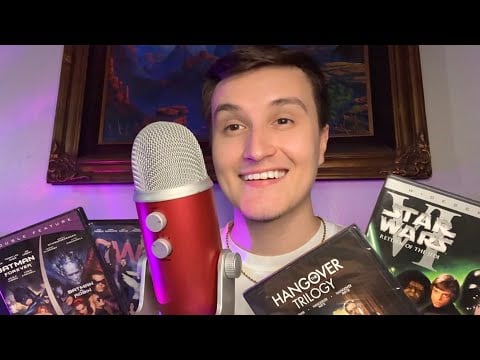 ASMR | NEW DVD Movie Collection Review 📀💤 (whisper ramble)