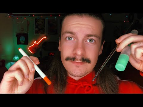[ASMR] Poking the Camera with Multiple Objects 4 | Stippling | Lens ...